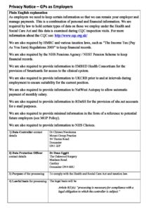 Privacy-Notice-Employers – The Mount Group Practice