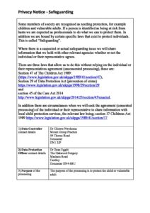 Privacy-Notice-Safeguarding – The Mount Group Practice